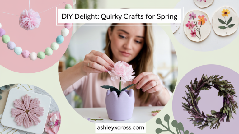 5 DIY Delight: Quirky Crafts to Spark Joy This Spring - Ashley X Cross
