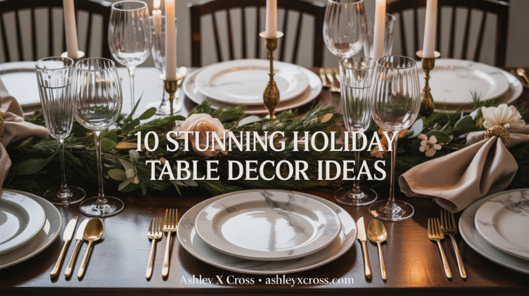 10 Stunning Holiday Table Decor Ideas to Recreate This Season - Ashley ...